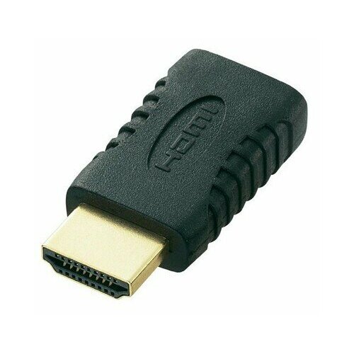 Адаптер-удлинитель Mini-HDMI(F)-HDMI(M) Черный