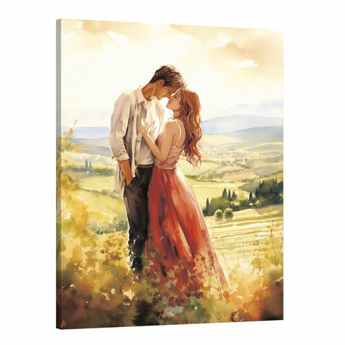 Интерьерная картина 50х70 "Италия: страсть и романтика"