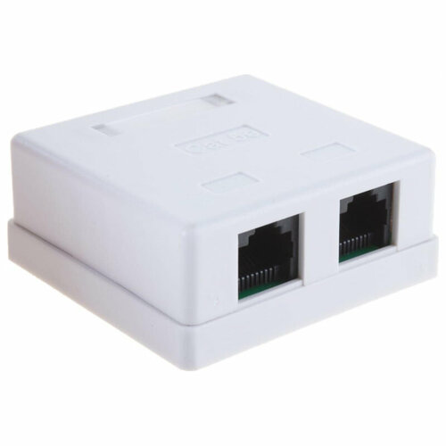 Розетка Cablexpert NA214 RJ-45 кат.5e внешняя 2 порта