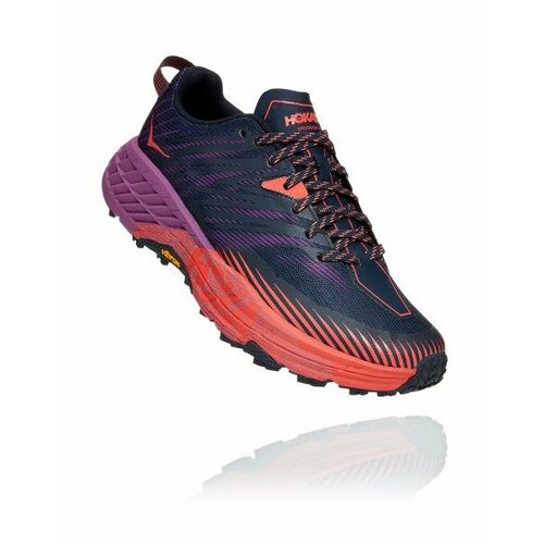 Кроссовки HOKA Speedgoat 4, полнота B, размер US7B/U5.5/EU38 2/3/JPN24, фиолетовый, синий