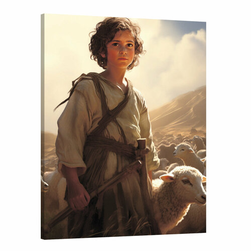 Интерьерная картина 50х70 "Пастух"