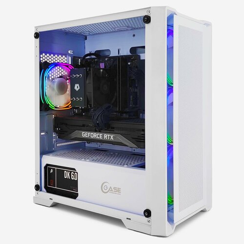 Игровой PC юкомс Ryzen 5 3600, RTX 2070 Super 8GB, SSD 480GB, 16GB DDR4, БП 600W, win 10 pro, White game case