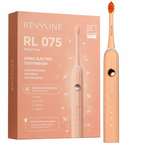 Электрическая зубная щетка Revyline RL 075 Special Color Edition Peach Fuzz