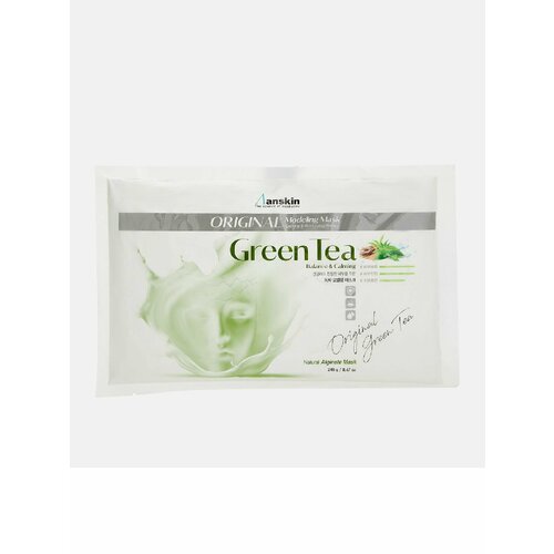 ANSKIN/Маска альгинатная Green Tea Modeling Mask / Refill 240гр