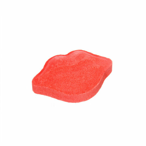 Бомбочка для ванны "Губы", красная, 50 г (комплект из 25 шт)