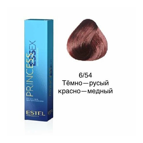 6/54 Краска для волос PRINCESS ESSEX Темно-русый красно-медный/ Яшма, 60мл