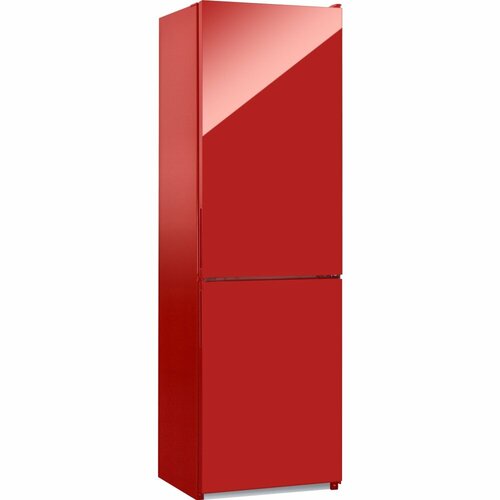 Холодильник NORDFROST NRG 152 R двухкамерный, 320 л объем, красный перламутр (стекло)
