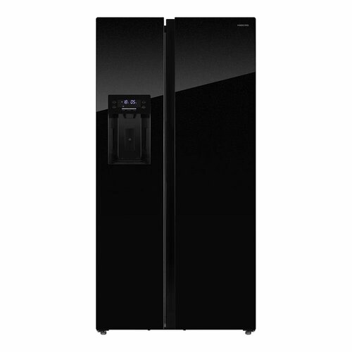 Холодильник No Frost Side-by-Side 178х91,1 см Hiberg RFS-650DX NFGB Inverter черный