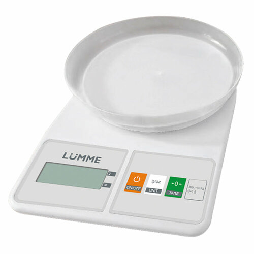 LUMME LU-SC1361 белый жемчуг весы кухонные сенсор