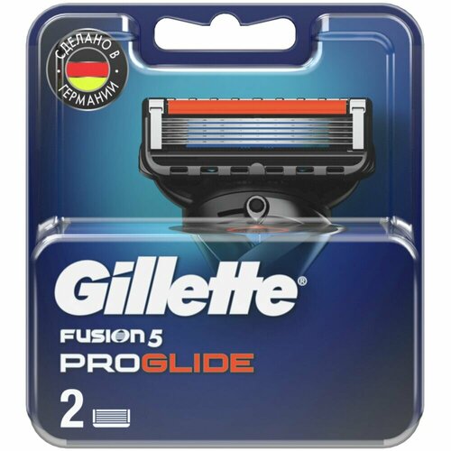 Gillette Сменные кассеты Fusion5 Proglide, 2 шт.