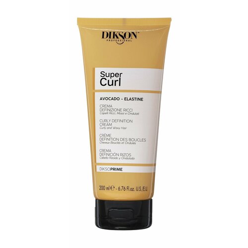 Крем для контроля кудрявых и волнистых волос / Dikson Professional Super Curl Control Cream
