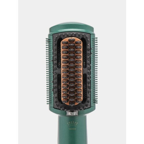 Фен-щетка для волос Air Comb, 3-в-1, зеленая