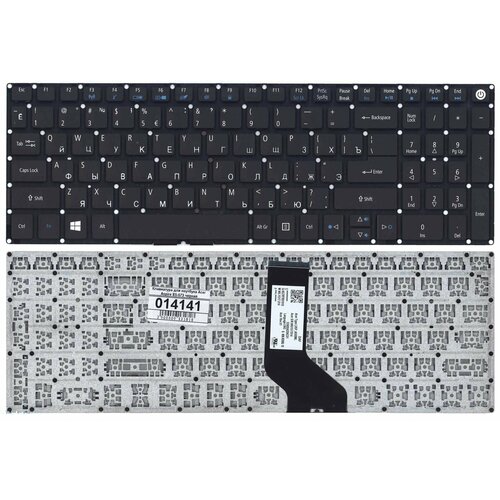 Клавиатура для ноутбука Packard Bell EasyNote TE69BH черная без рамки