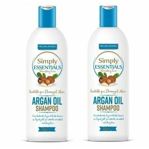 Mellor & Russell Шампунь с маслом арганы Argan Oil с питательной формулой, 400мл -2 штуки