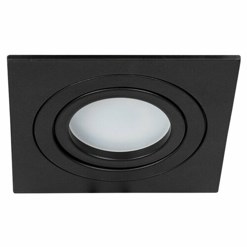 Светильник точечный встраиваемый arte lamp tarf gu10 квадрат черный
