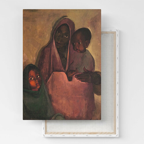 Картина на холсте, репродукция / Амрита Шер-Гил - Mother India / Размер 30 x 40 см