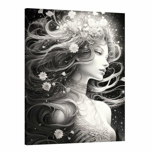 Интерьерная картина 50х70 "Сказочный мир феи"
