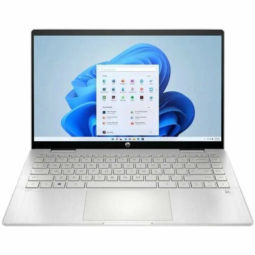 Ноутбук HP Pavilion x360 14-ek1006nia 7Z6T2EA, 14", трансформер, IPS, Intel Core i5 1335U 1.3ГГц, 10-ядерный, 8ГБ DDR4, 512ГБ SSD, Intel Iris Xe graphics, Windows 11 Home, серебристый