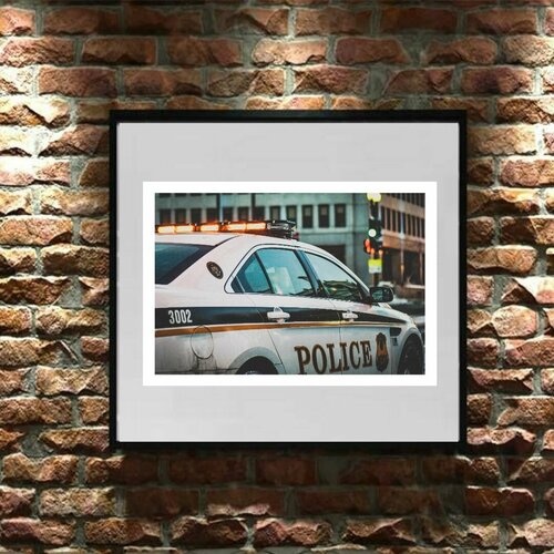 Постер "Полицейская тачка" из коллекции "Автомобили" А4