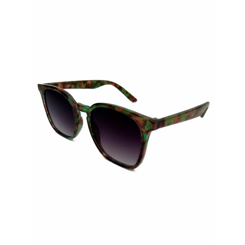 Солнцезащитные очки , коричневый, зеленый