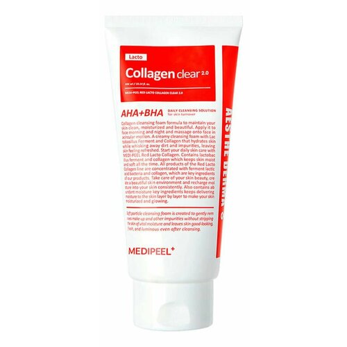 MEDI PEEL Пенка для умывания Red Lacto Collagen Clear 2.0