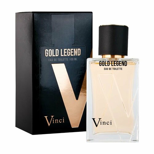 VINCI (Delta parfum) Туалетная вода мужская Vinci Gold Legend, 100 мл