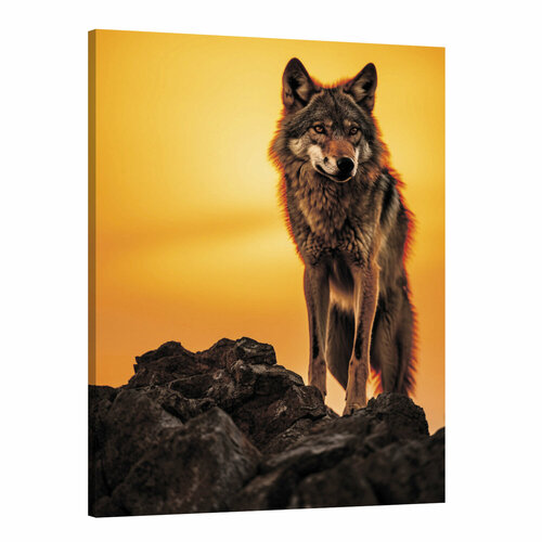 Интерьерная картина 50х70 "Волчий покров"