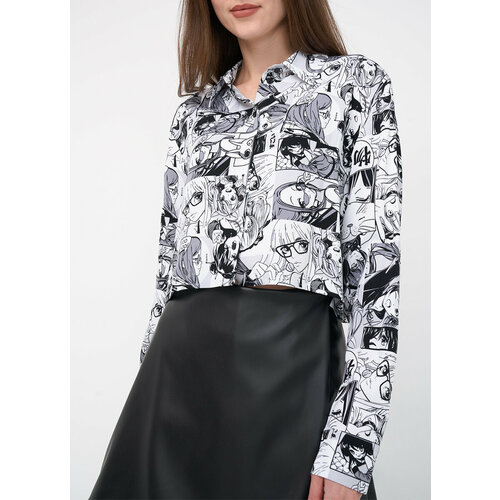 Блуза Funday, размер 44, серый