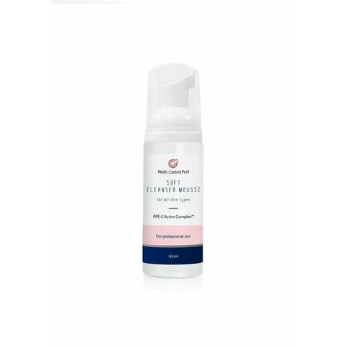 Medic Control Peel Soft Cleanser Mousse Пенка мусс для деликатного очищения кожи лица и шеи Медик Контрол Пил, 60 мл