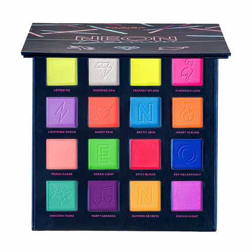 Палетка теней для век Parisa Cosmetics Neon Demon Eyeshadow Palette /25 мл/гр.