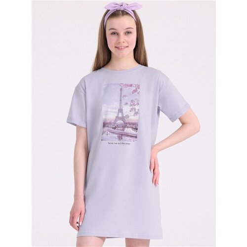 Платье Апрель, размер 76-146, фиолетовый