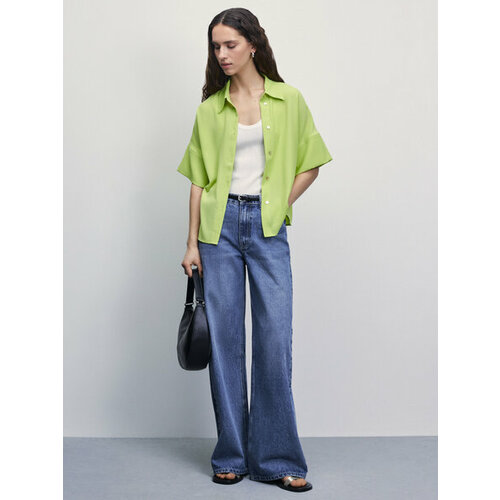 Блуза Zarina, размер L (RU 48)/170, светло-зеленый
