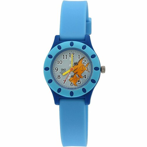 Наручные часы Q&Q VQ13-005, голубой, мультиколор