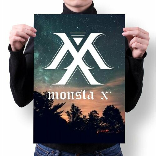 Плакат Monsta X №14, А4