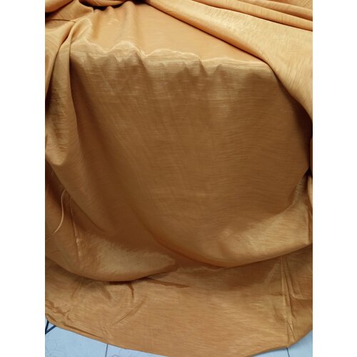 Ткань для штор Шанзелизе темное золото 3 м
