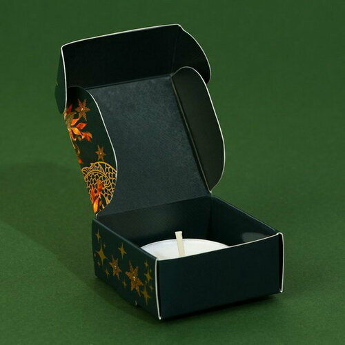 Новогодняя чайная свеча для гадания "От дракона", без аромата, 3.7 x 3.7 x 1 см