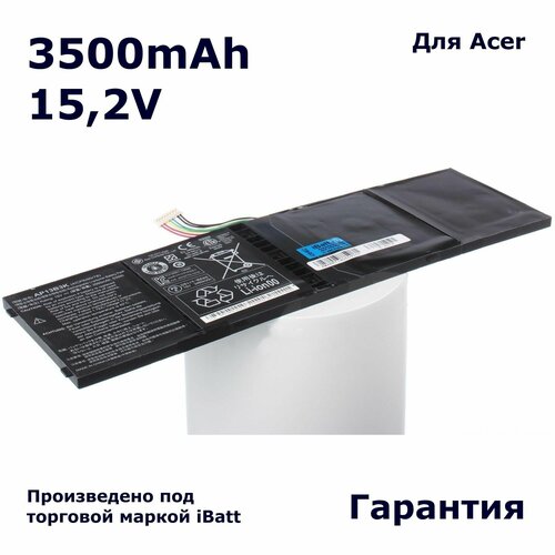 Аккумулятор iBatt 3500mAh, для Aspire V7-482PG-54206G52t V7-582PG-74508G52t R3-471T-586U