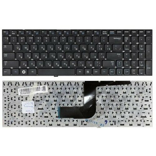 Клавиатура для Samsumg RC508 черная без рамки