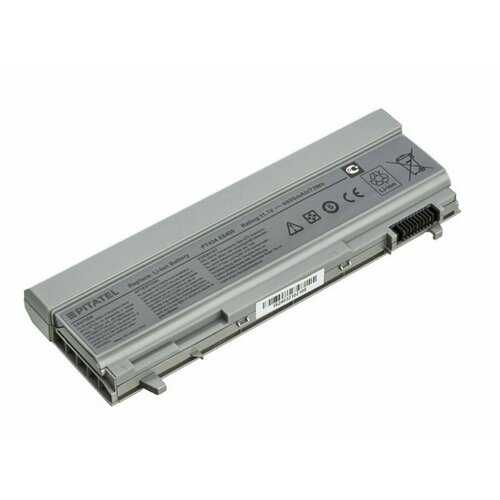 Аккумуляторная батарея усиленная для ноутбука Dell PT653 6600-7800mAh