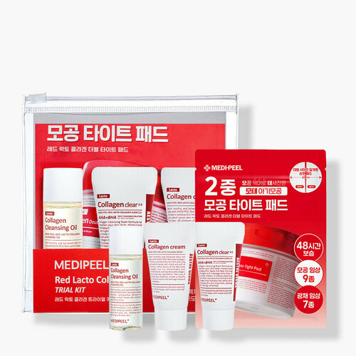 Дорожный набор уходовой косметики MEDI-PEEL Red Lacto Collagen Trial Kit (4 ед.)