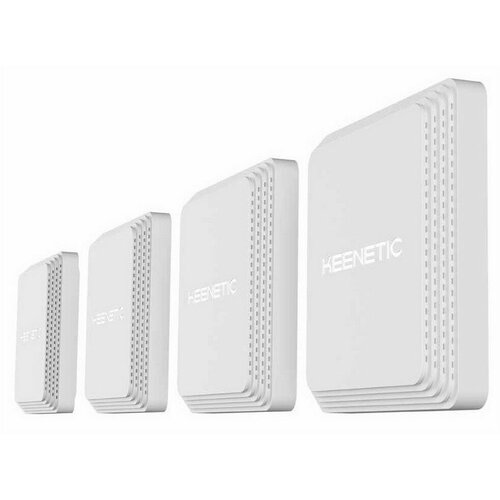 Маршрутизатор KEENETIC Keenetic 4PACK Voyager Pro (KN-3510) ! 4 штуки в коробке ! Гигабитный интернет-центр с Mesh Wi-Fi 6 AX1800, ана