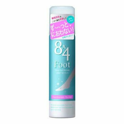 KAO Дезодорант-антиперспирант спрей для ног 8x4 FOOT SPRAY Clean&Refresh, 45 г