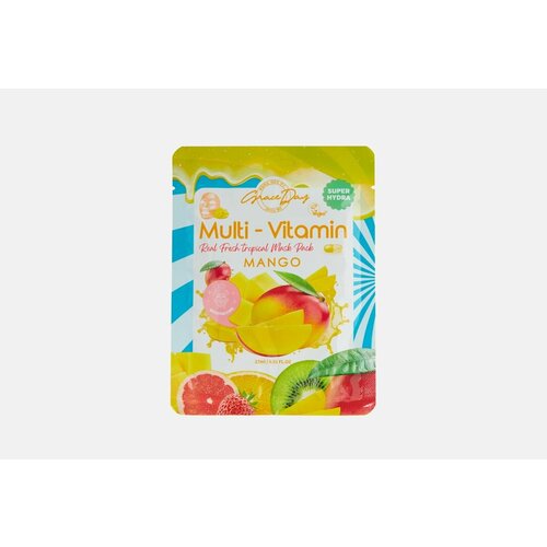 Тканевая маска для лица Grace Day, Multi-Vitamin Mango Mask Pack 1 мл