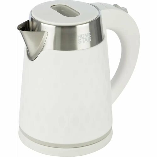 Электрический чайник Homestar Hs-1021 1.7 л металл цвет белый