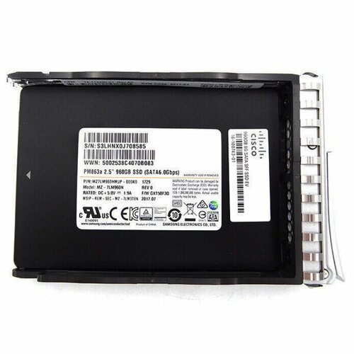 Жесткий Диск Cisco UCS-SD960G61X-EV= 960Gb SATA 2,5" SSD