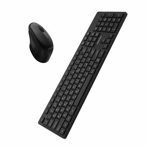 Комплекты клавиатур и мышей Maibenben KM1B12 беспроводной USB 2.4G немой русский и английский черный