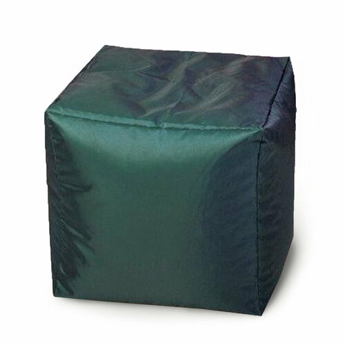 Пуфик мешок Кубик Bean Joy, оксфорд, темно-зеленый