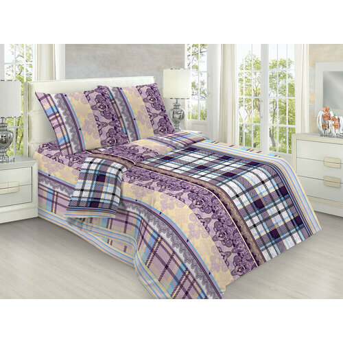 Комплект постельного белья Бязь Элис Текстиль 1.5-спальный, наволочки 70х70, хлопок 100%, рис. 1882