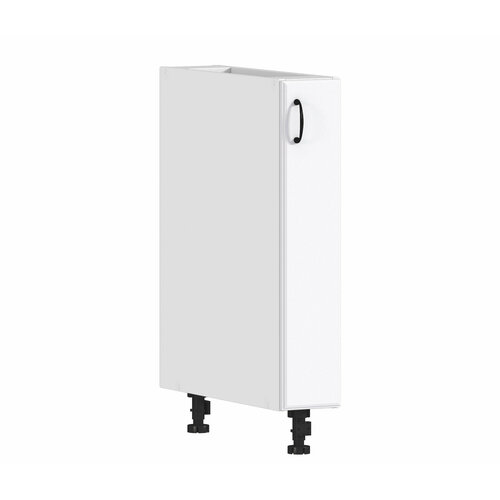Кухонный модуль напольная тумба столплит Регина РС-15 Белый/Белый матовый, 15х82х58 см