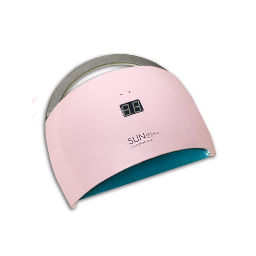 Светодиодная лампа для маникюра UV/LED SUN 9 S Plus 36W розовая с ручкой